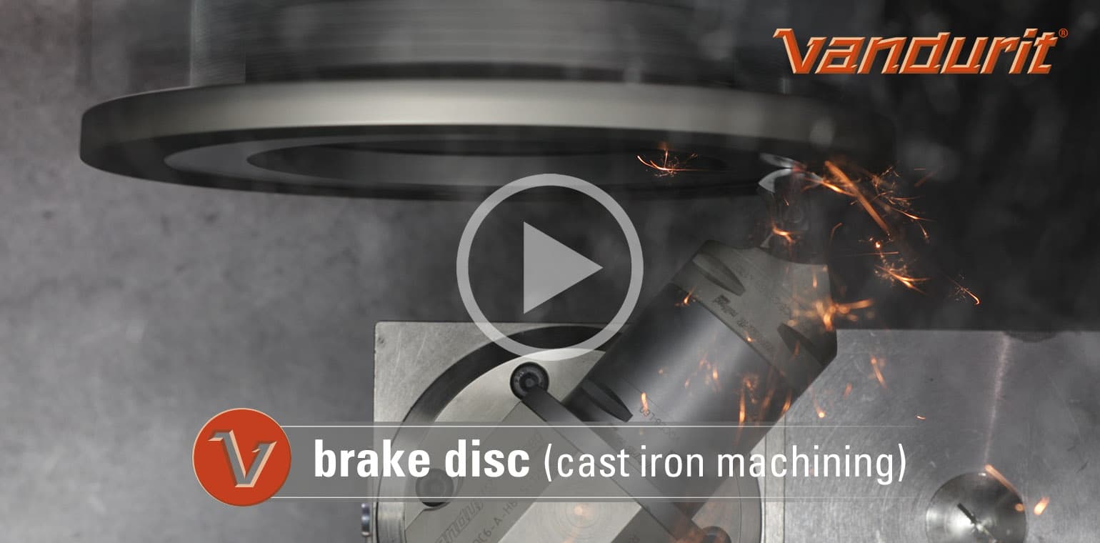 VIDEO: rollFEED® turning - cast iron machining brake disc | Vandurit ...